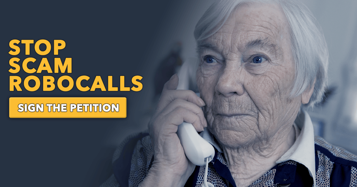 Sign the petition: stop scam robocalls!